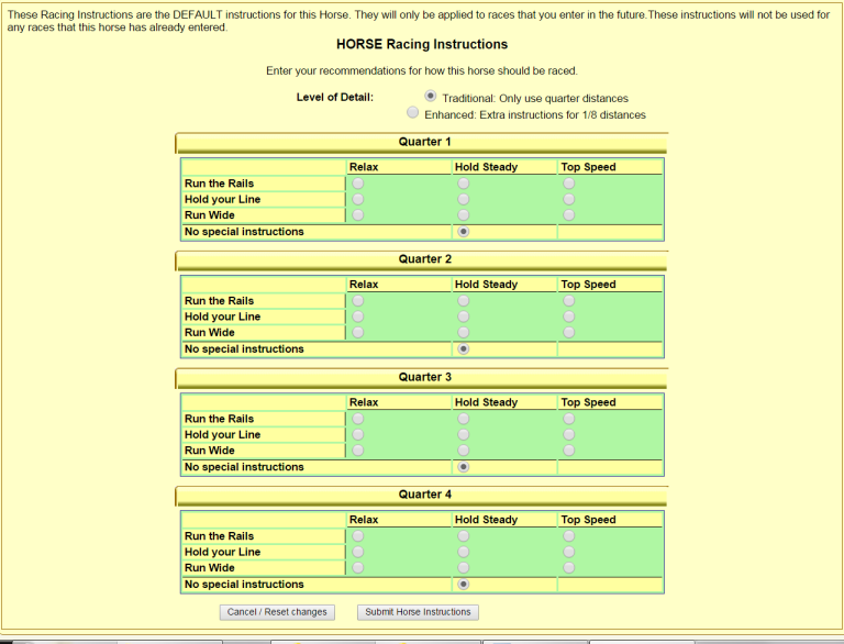 Guides – Basic Horse Racing Instructions – Track King Nuts
